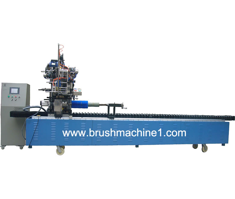 roller brush machine, 2-axis big roller brush making machine