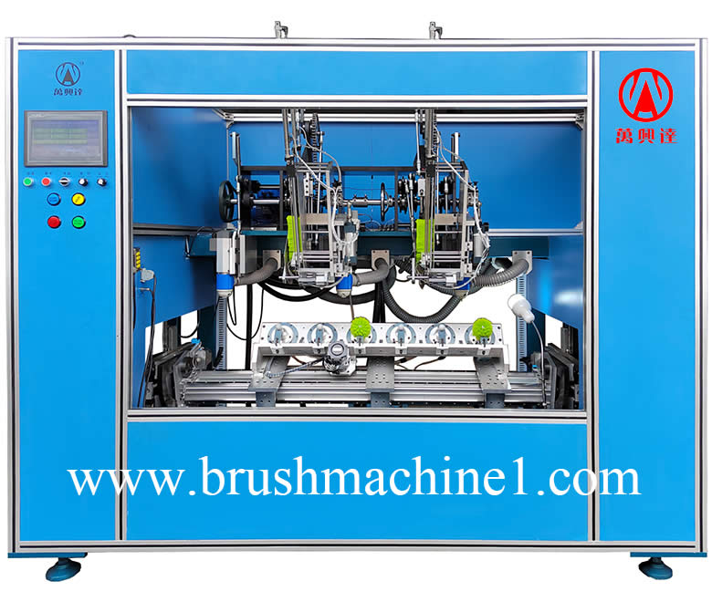 5-Axis 5-Head Spherical Toilet Brush Making Machine